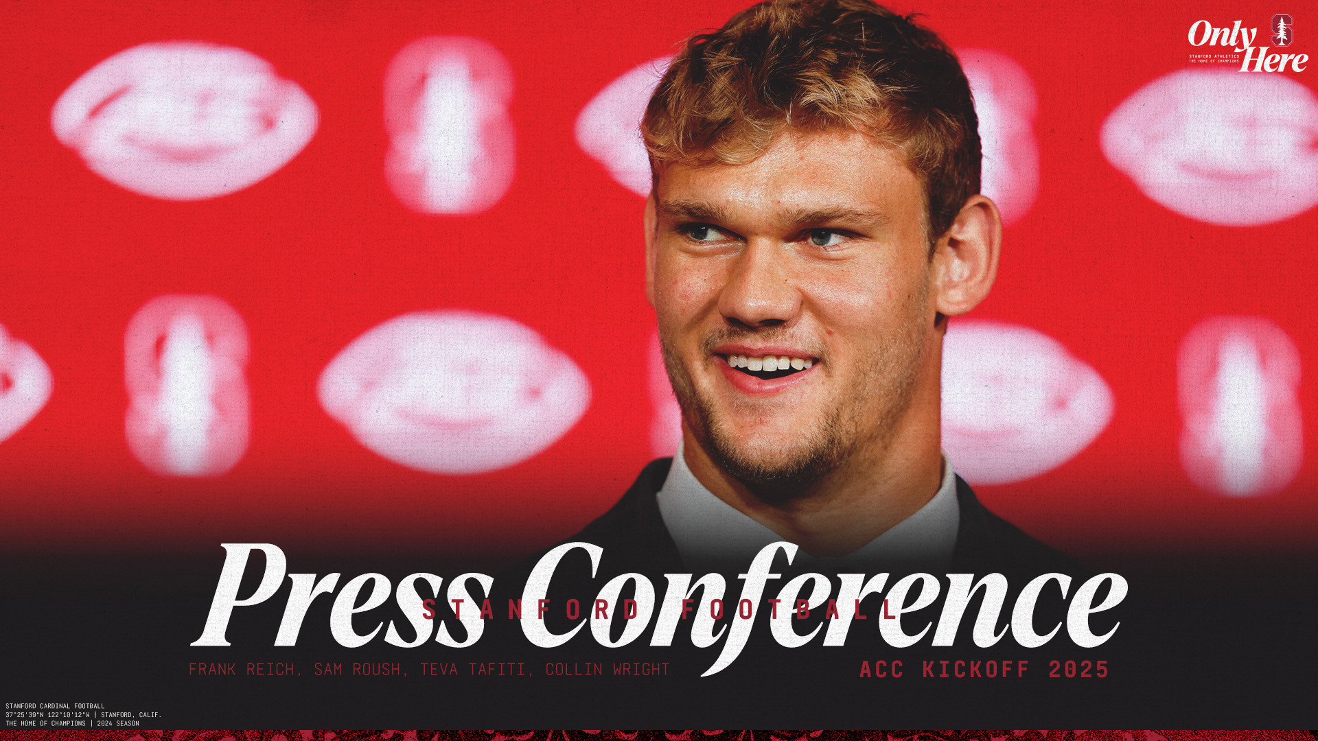 Stanford Football: ACC Kickoff Press Conference 2025 - Stanford ...