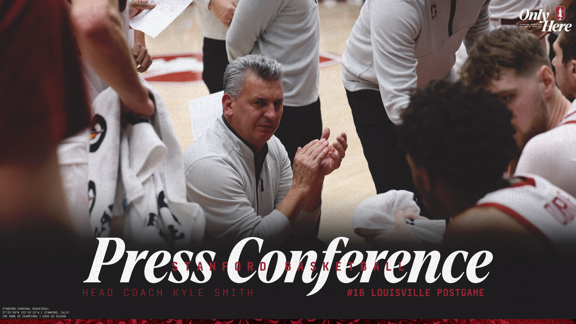 Stanford Men's Basketball: Louisville Postgame Press Conference (1/2 ...