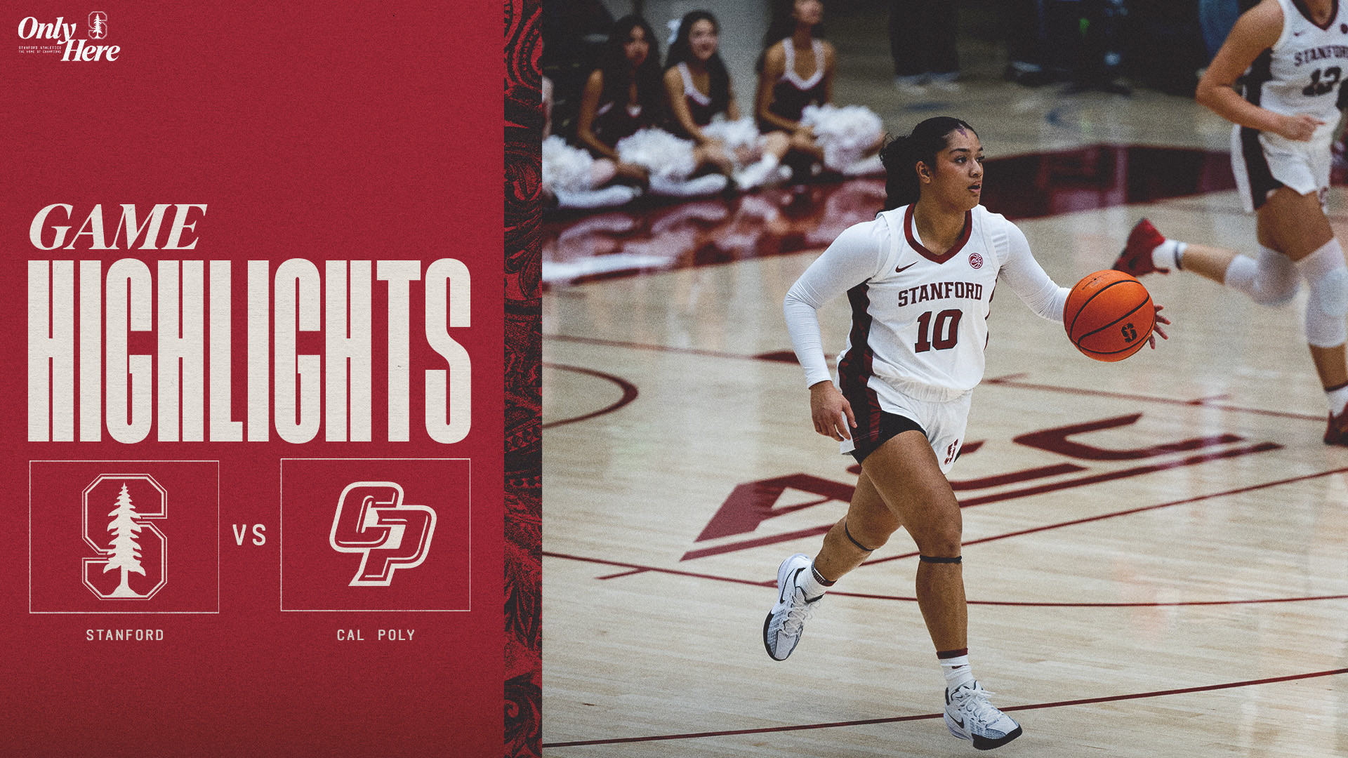 Highlights: Stanford Women's Basketball vs. Cal Poly (11/9/25 ...