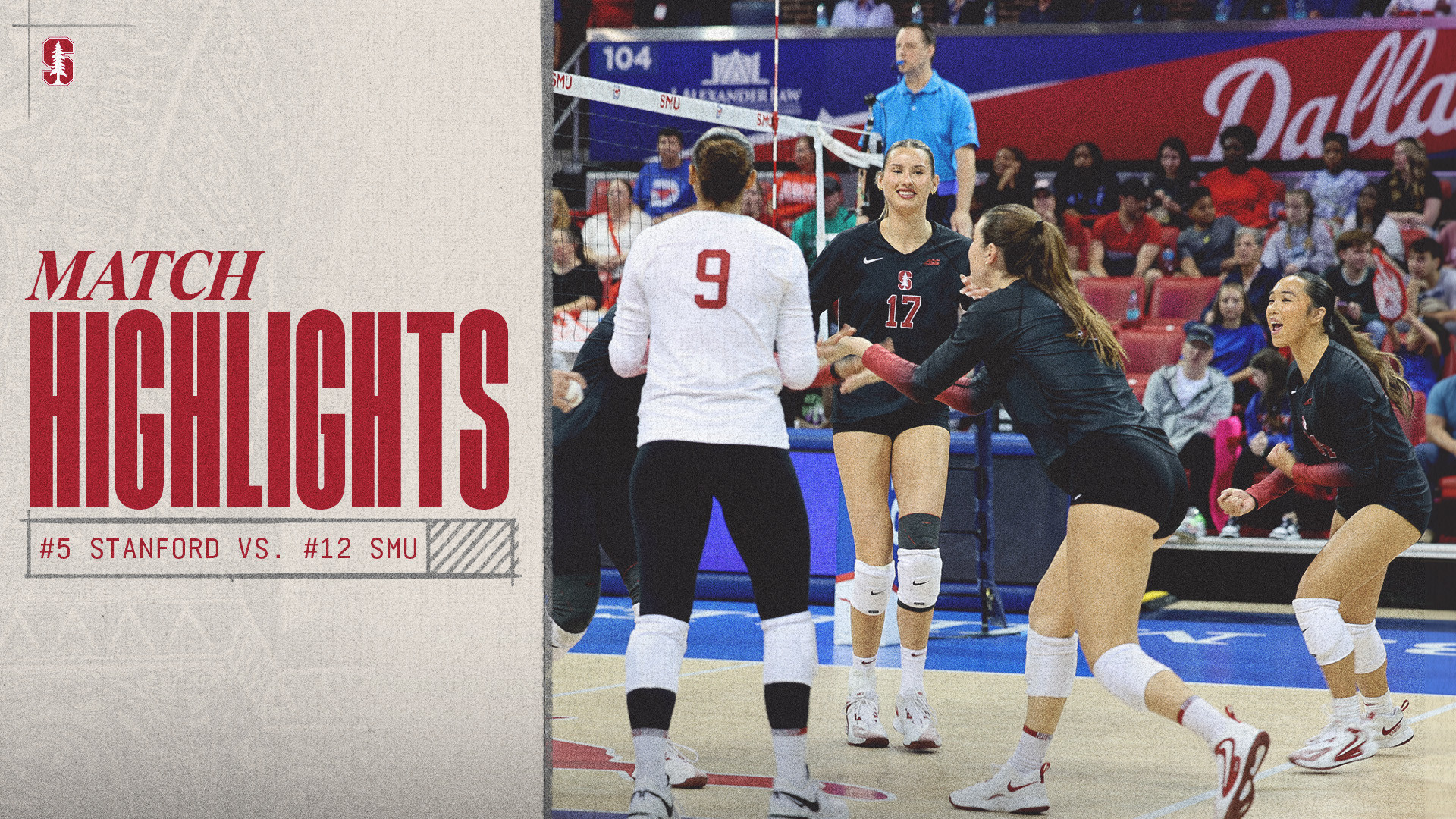 Highlights: #5 Stanford Women's Volleyball at #12 SMU - Stanford ...