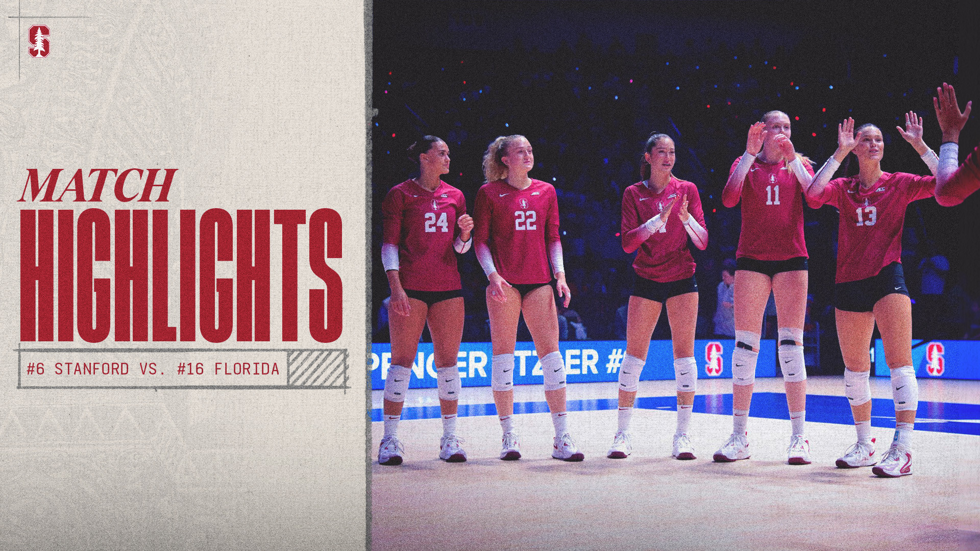 Highlights: #6 Stanford Women's Volleyball vs. #16 Florida - Stanford ...