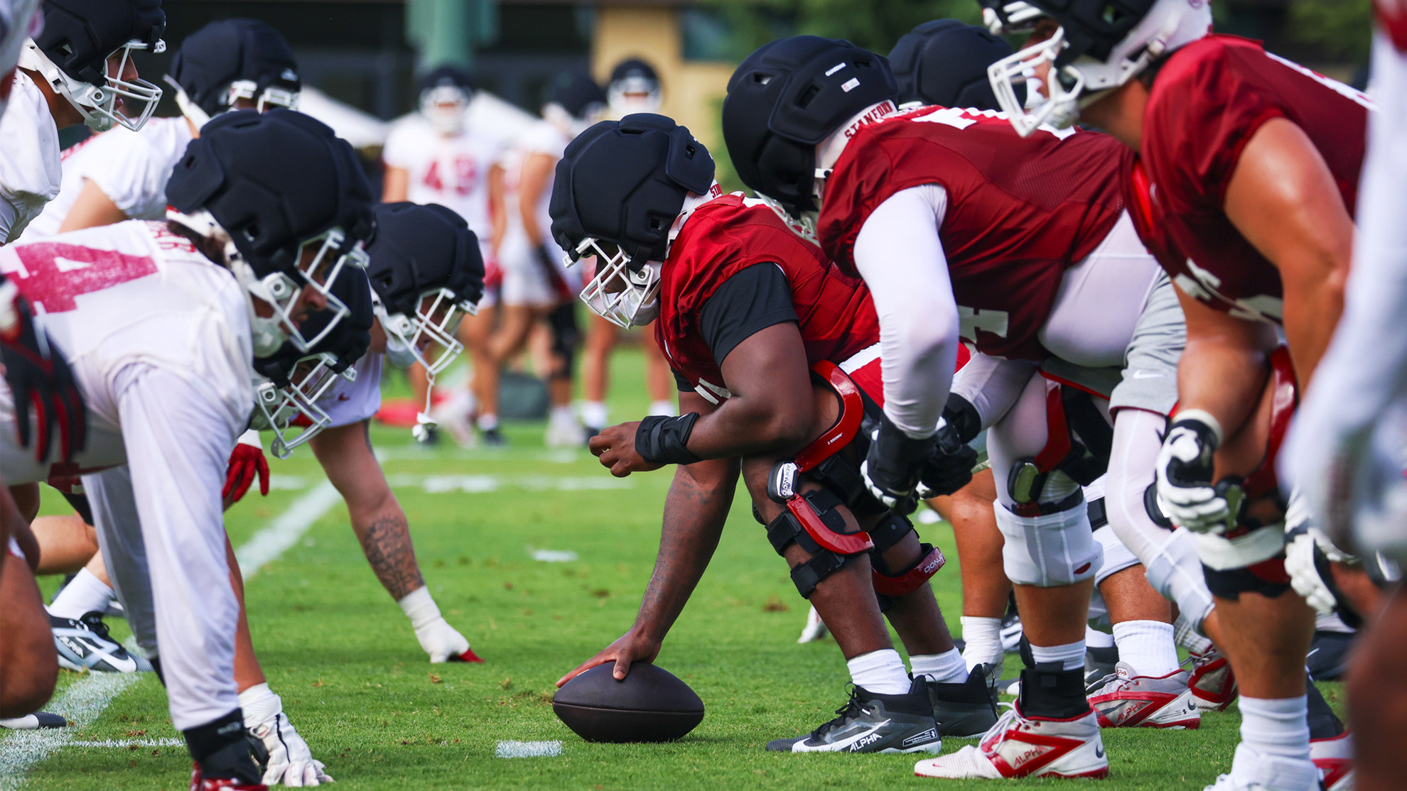 2025 Fall Camp Week 1 - Offensive Line - Stanford Cardinal - Official ...