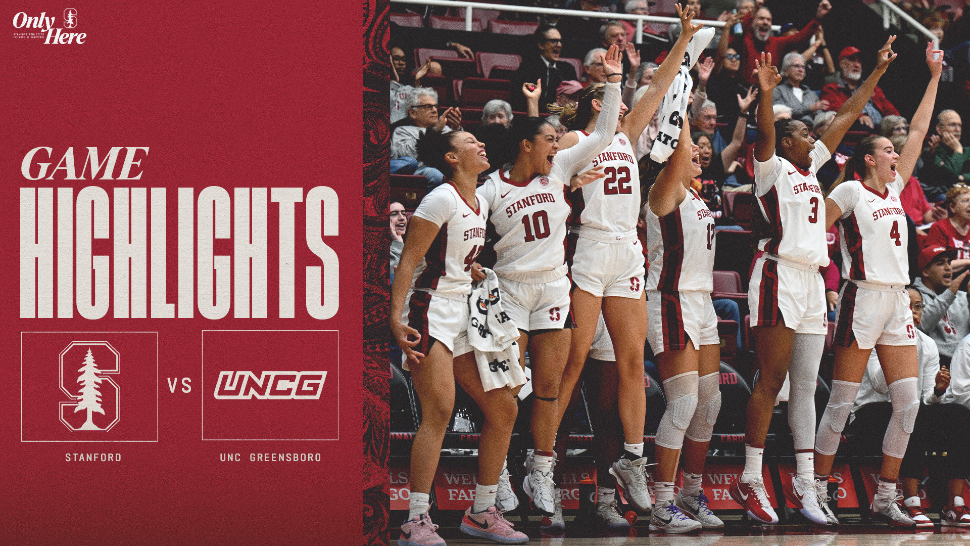 Highlights: Stanford Women's Basketball vs. UNC Greensboro (11/3/25 ...