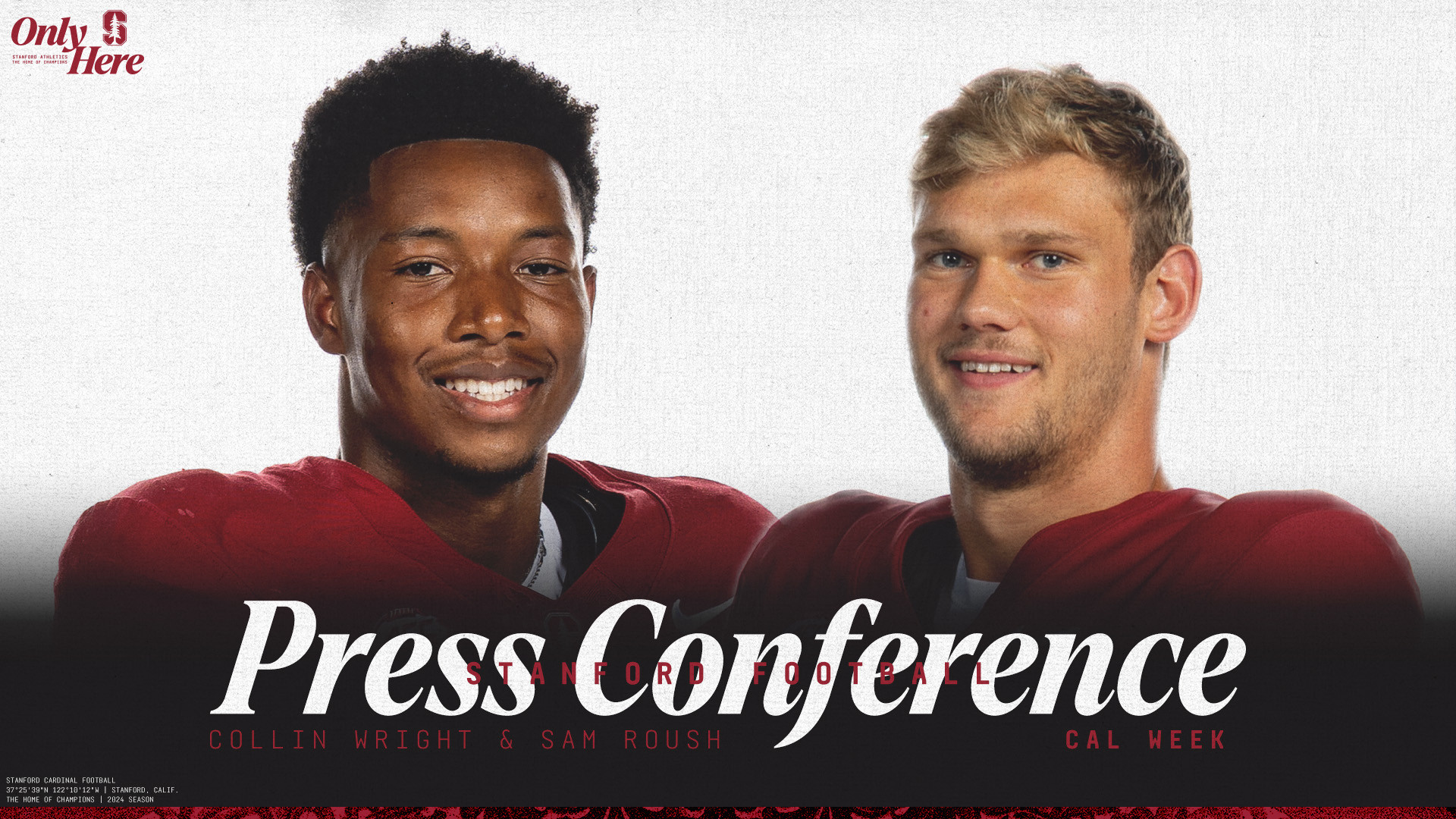 Stanford Football Weekly Press Conference | Cal Week - Sam Roush and ...