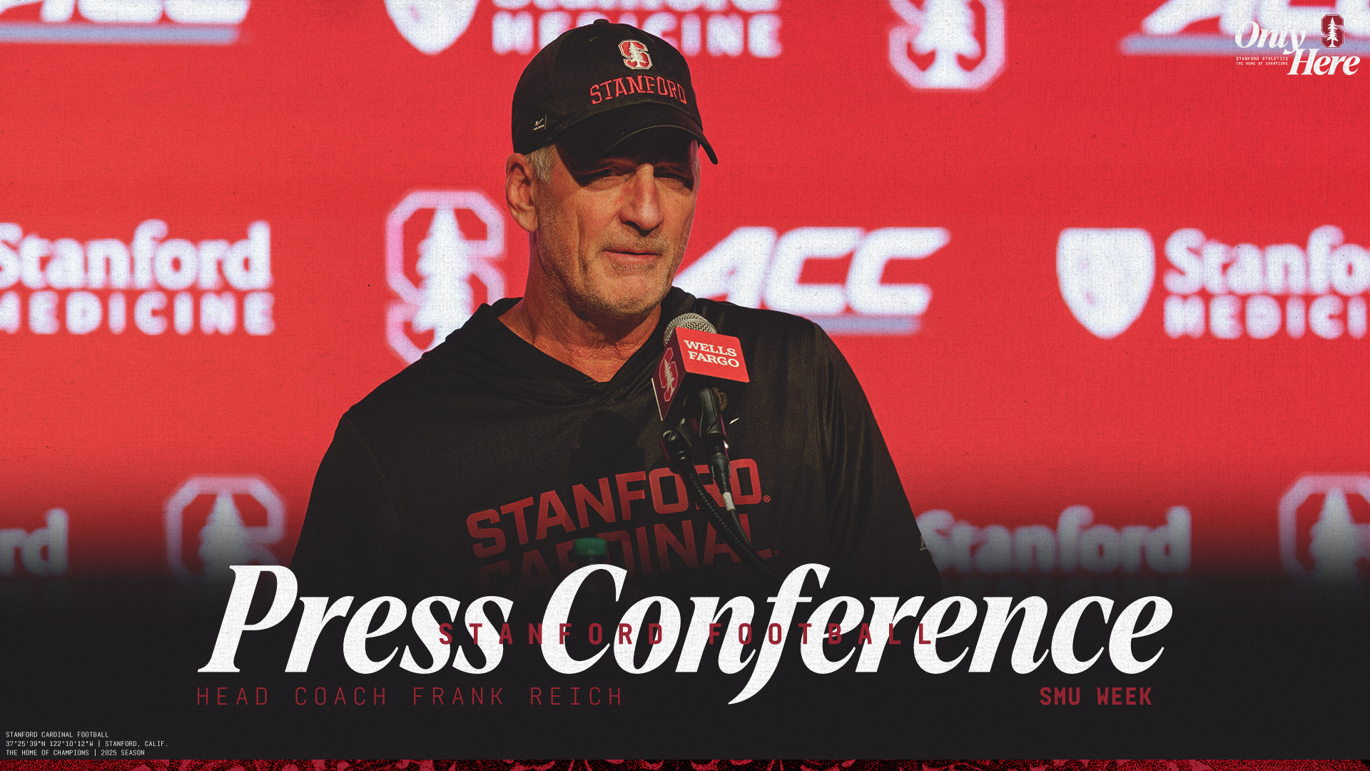 Stanford Football Weekly Press Conference | SMU Week - Frank Reich ...